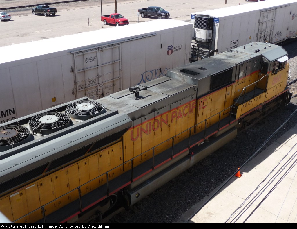 Looking Down At UP 8168